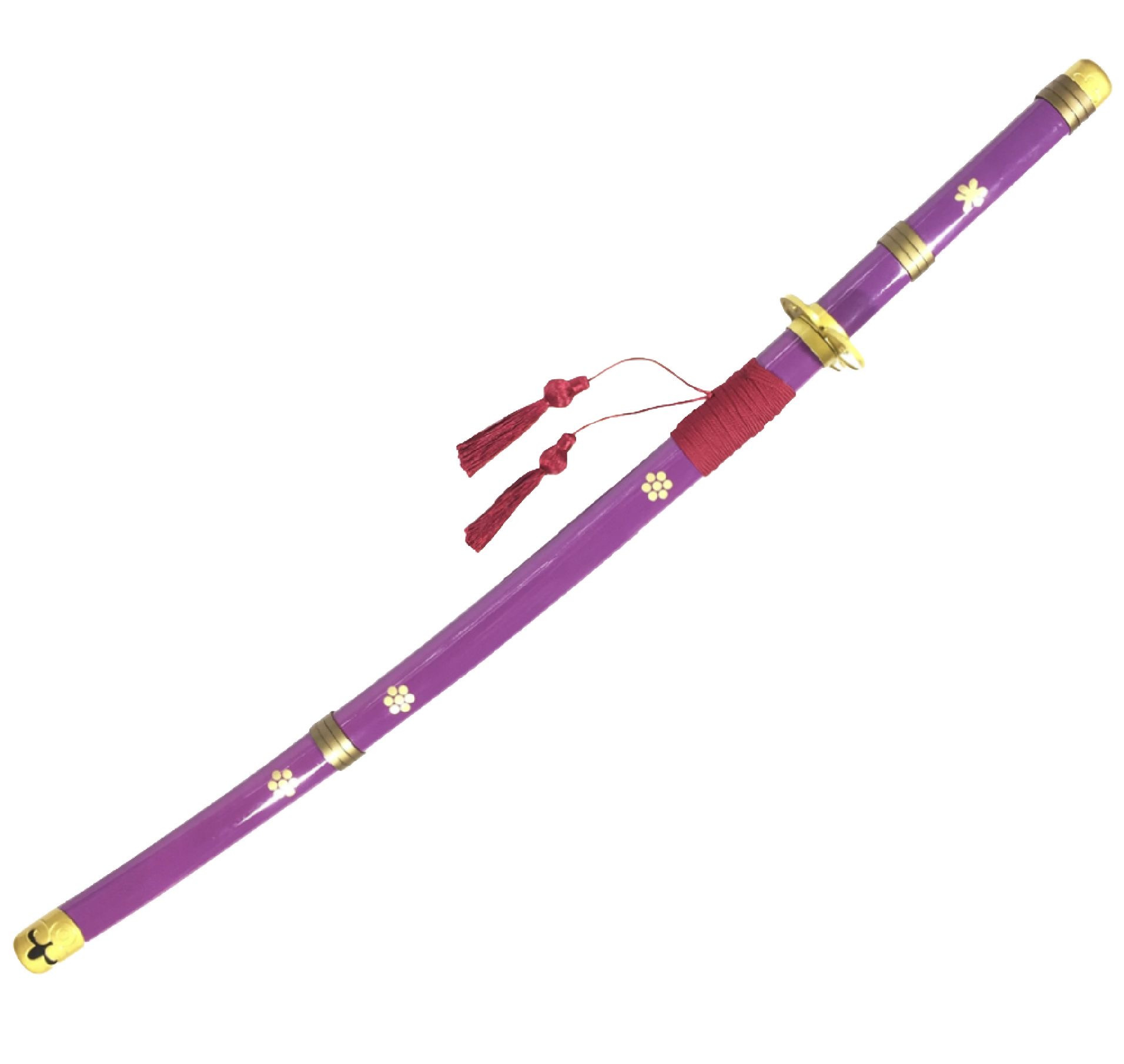 One Piece : Katana Enma de Zoro en Bois version violet